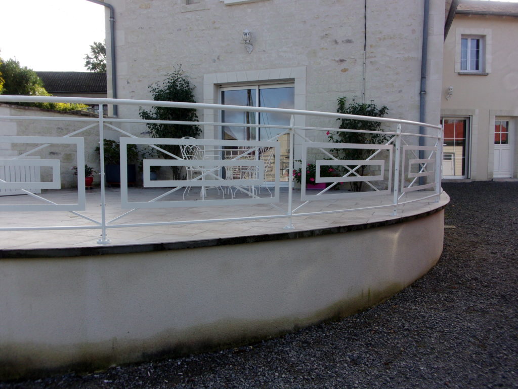 Rambarde de terrasse - VINCENT GATINEAU - Ferronnier d'Art